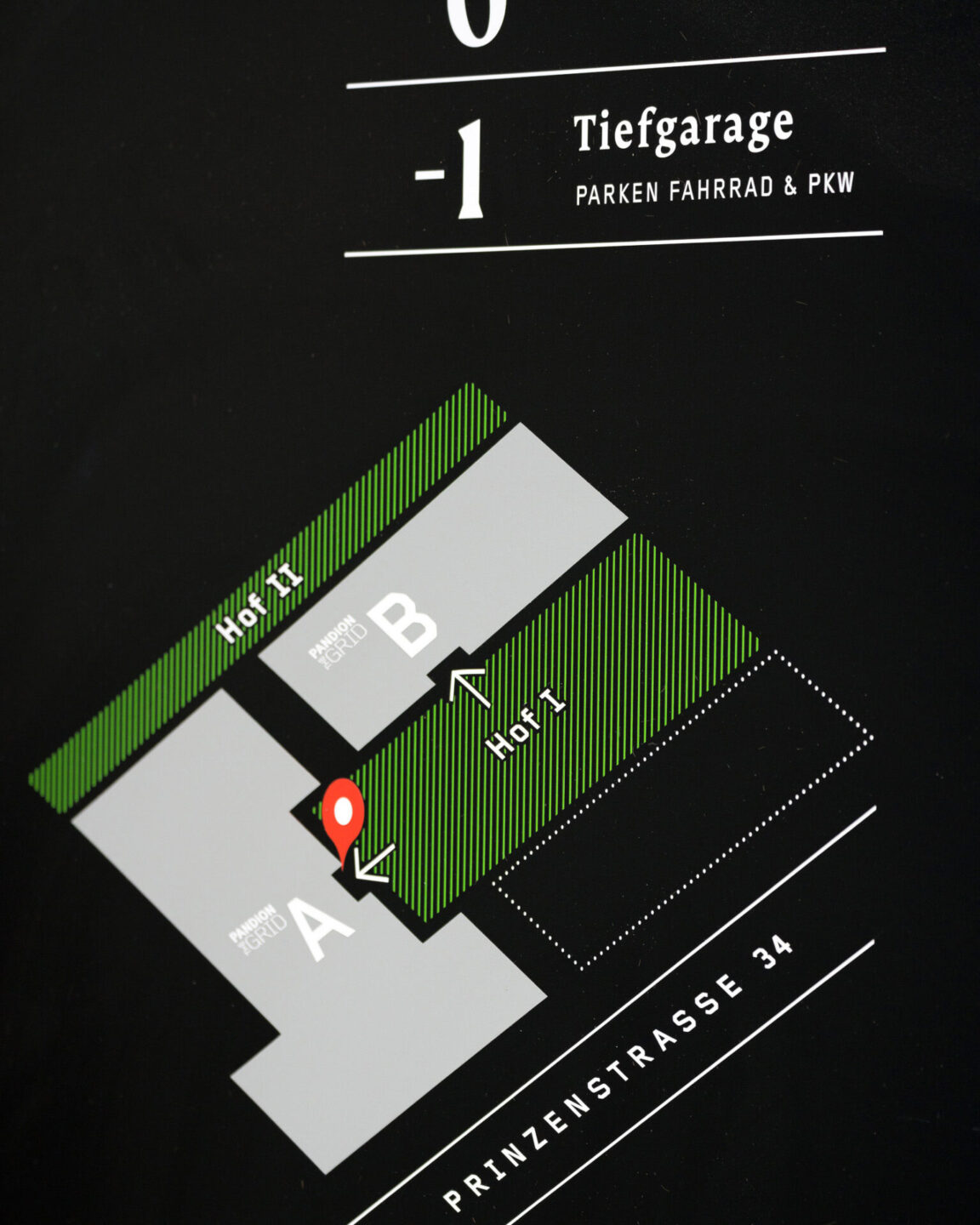 Building wayfinding system – moniteurs.de